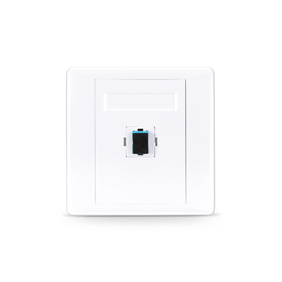 Single Port SC Simplex UPC OM3/OM4 Multimode Fiber Optic Wall Plate ...