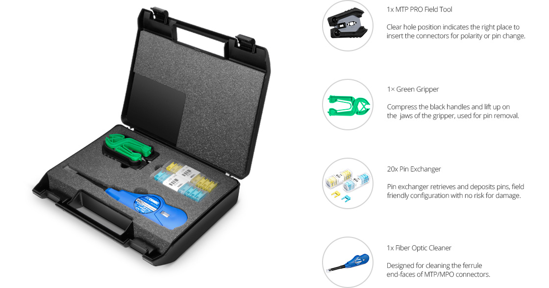 極性とピンを変更するMTP® PROコネクタ用フィールドツール - FS 日本