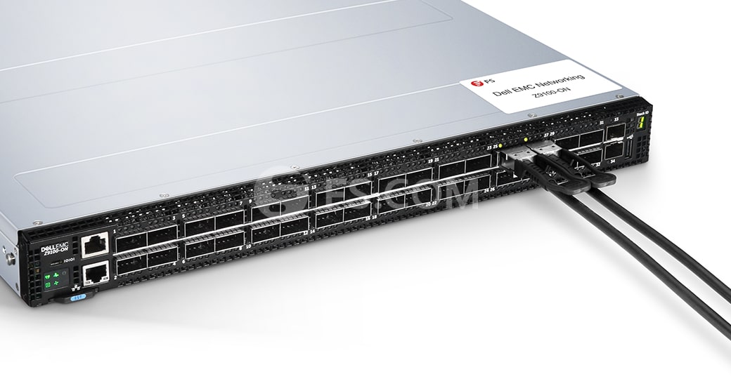 Dell DAC-Q28-100G-3M 100G QSFP28 Passive DAC Cable - FS