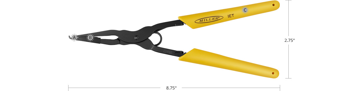 Miller Fiber/Copper Optic Connector Insertion & Extraction Tool - FS