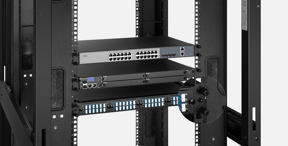 Rackstuds™ Rack Mount for 2.2mm/0.086'' EIA Square Punched Vertical ...