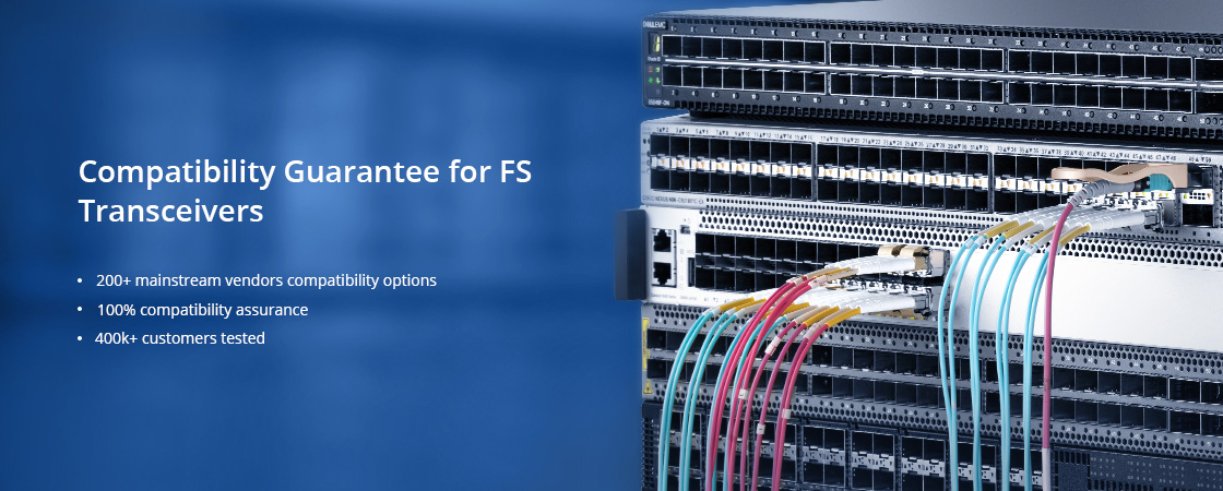 Cisco SFP-10G-SR Compatible 10GBASE-SR SFP+ Transceiver Module - FS