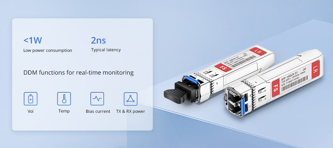 FS SFP-10GLR-31 10GBASE-LR SFP+ Transceiver Module - FS Singapore