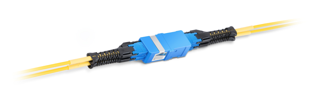 Adaptador de fibra óptica MDC/UPC a MDC/UPC monomodo de 2 puertos sin ...