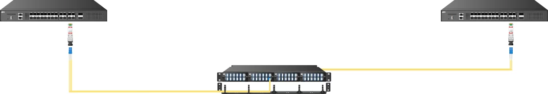 12-Port LC Duplex Fiber Adapter Panel, 24-Fiber OS2 Single Mode - FS