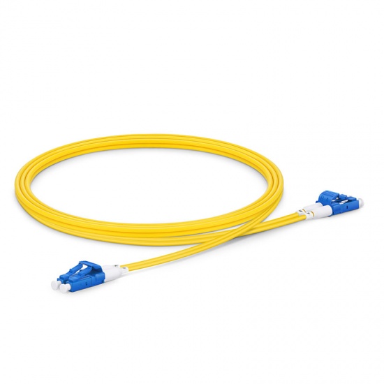 Short Boot Fiber Jumper Duplex OS2 1m LC-LC Single Mode - FS - FS