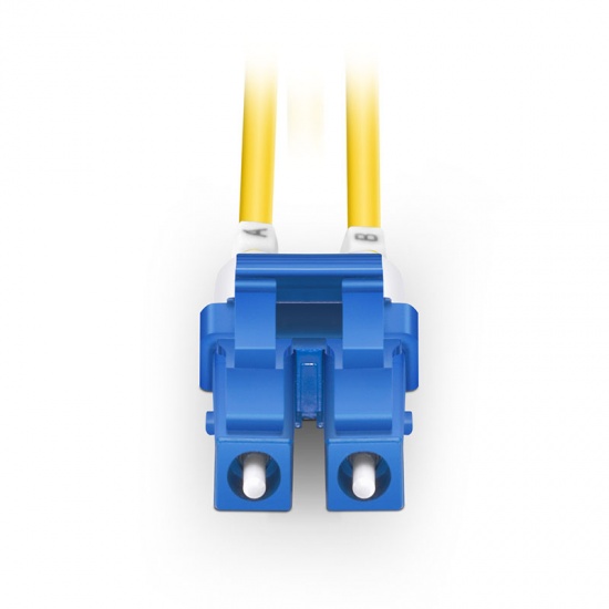 Short Boot Fiber Jumper Duplex OS2 1m LC-LC Single Mode - FS - FS