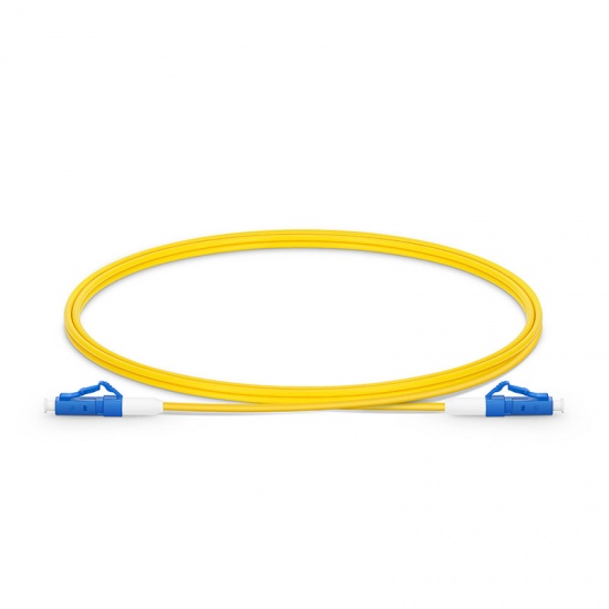 Short Boot Fiber Jumper Simplex OS2 1m LC-LC Single Mode - FS - FS