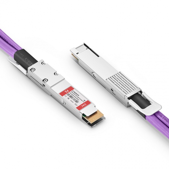 3m (10ft) Dell Compatible 400G QSFP-DD to 4 x100G QSFP28 Active Direct ...