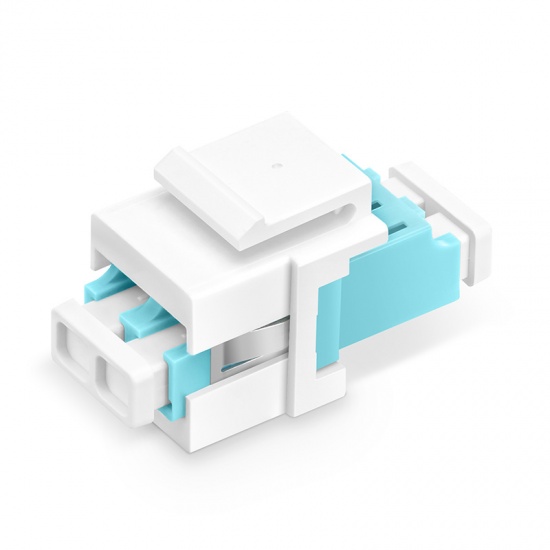 LC/UPC to LC/UPC Duplex OM3 Multimode Fiber Keystone Jack - FS Australia