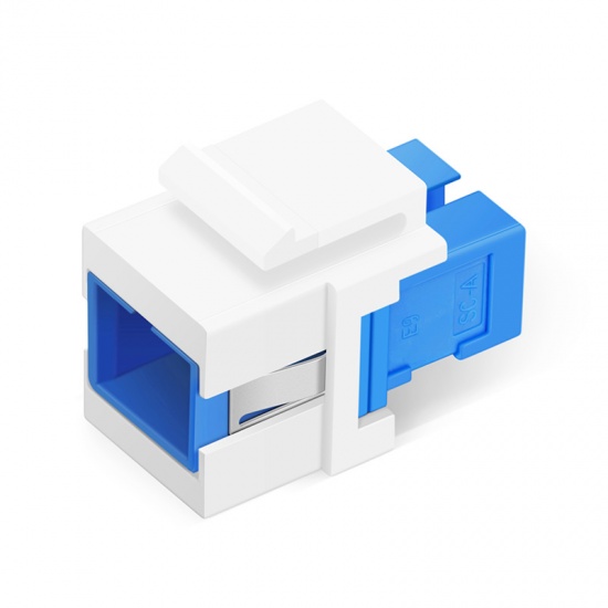 SC/UPC to SC/UPC Simplex Singlemode Fiber Keystone Jack - FS