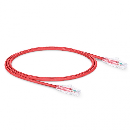 3ft Cat6 Snagless Unshielded Ethernet Patch Cable, Red - FS