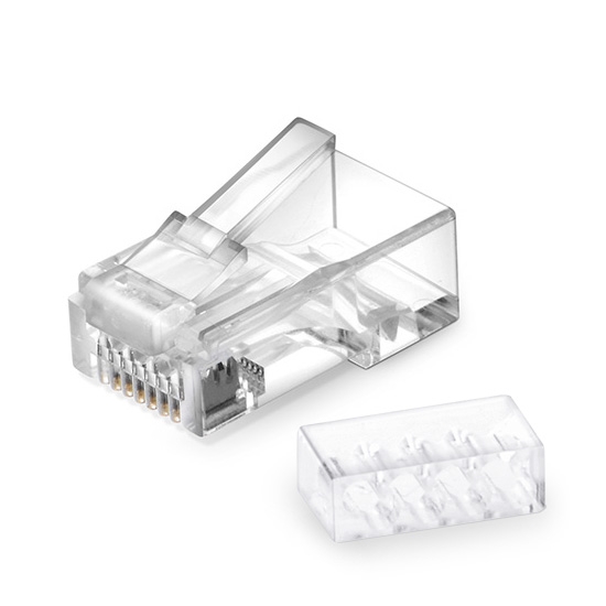 Cat6 RJ45 Standard Modular Plugs (Two-Piece Suit), Unshielded (UTP ...