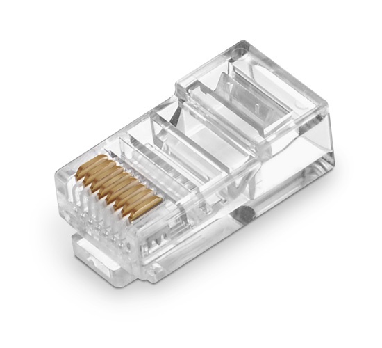 Cat5e RJ45 Standard Modular Plugs, Unshielded (UTP) Network Connectors ...