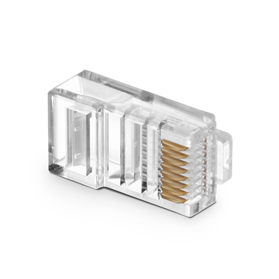 Cat5e RJ45 Standard Modular Plugs, Unshielded (UTP) Network Connectors ...
