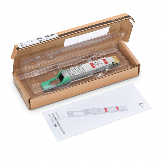 Generic Compatible 400GBASE-FR4 QSFP-DD Module, Inphi DSP Chip - FS