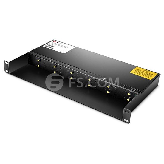 12 Slots 10/100M and 10/100/1000M Mini Media Converter Chassis, 1U Rack ...