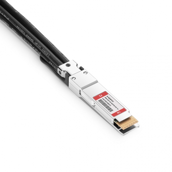 1m (3ft) Dell Compatible 400G QSFP-DD to 4x100G QSFP56 Passive Direct Attach Copper Breakout ...