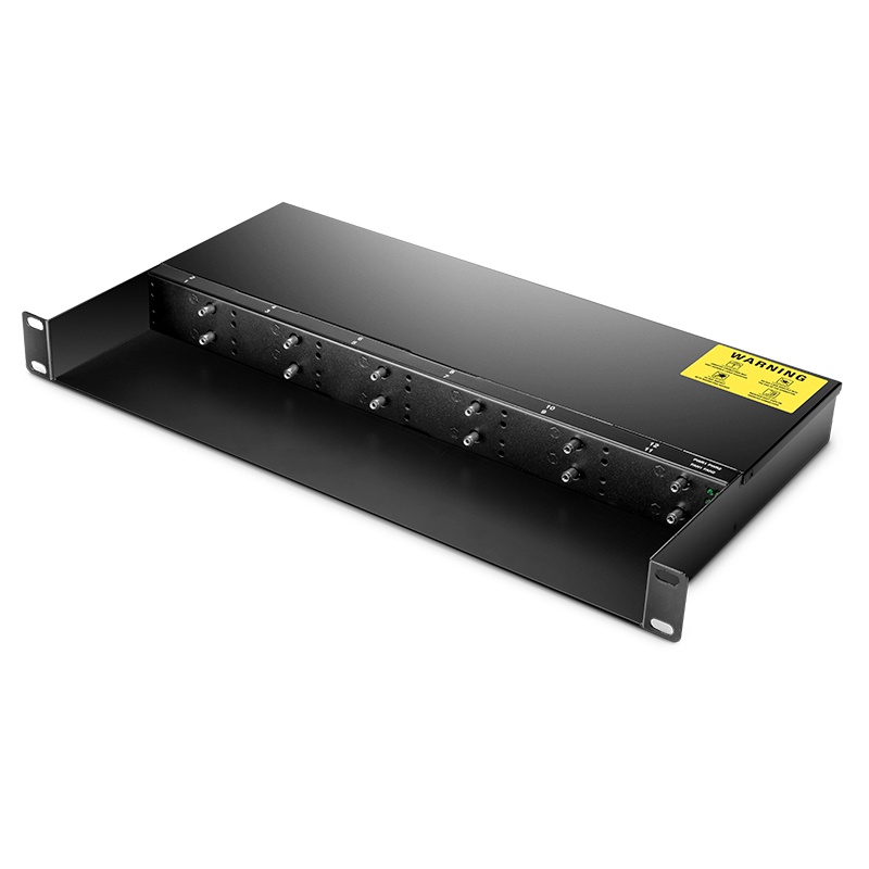 Mini Media Converter Chassis 12 Slots, 10/100M and 10/100/1000M, 1U ...