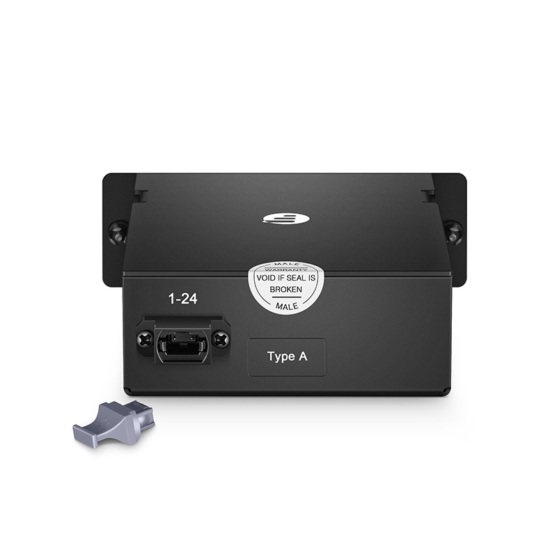 24 Fibers MTP-24 LC MTP® Cassette Module, OS2 Single-Mode, Type A - FS