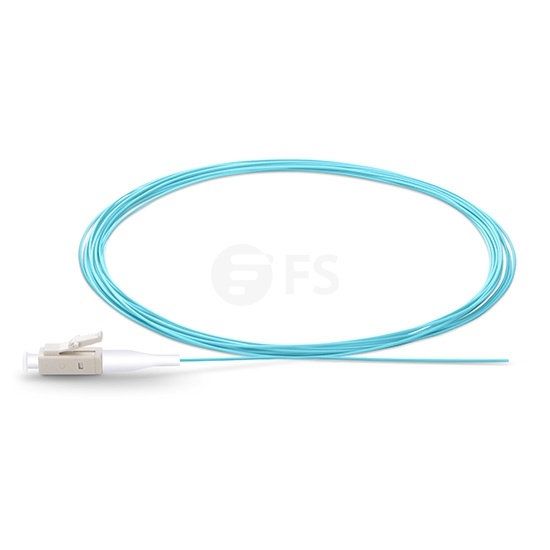 LC UPC Fiber Pigtail OM3 Multimode PVC (OFNR) 1m - FS