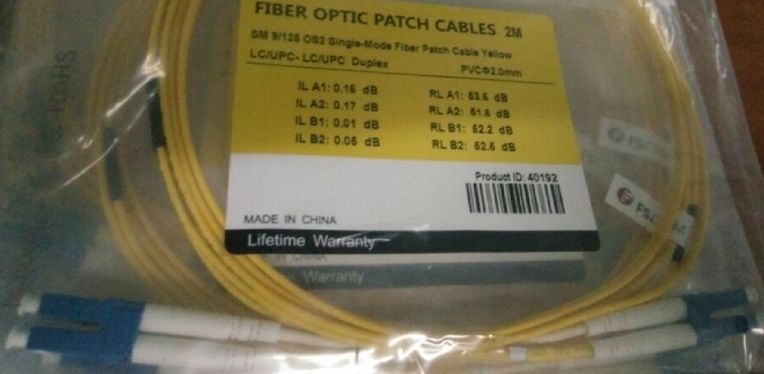LC-LC Single Mode Fibre Patch Lead Duplex 1m - FS.com Australia