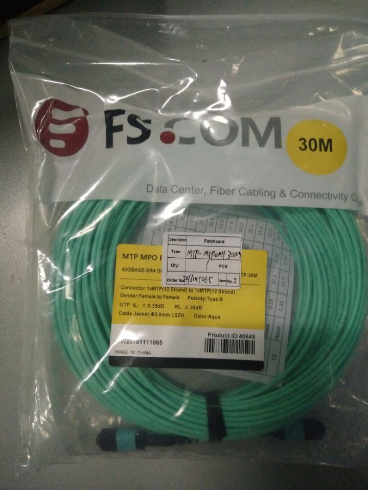 Customized 24-144 Fibers OS2 MTP-12 MTP® Trunk Cable - FS.com