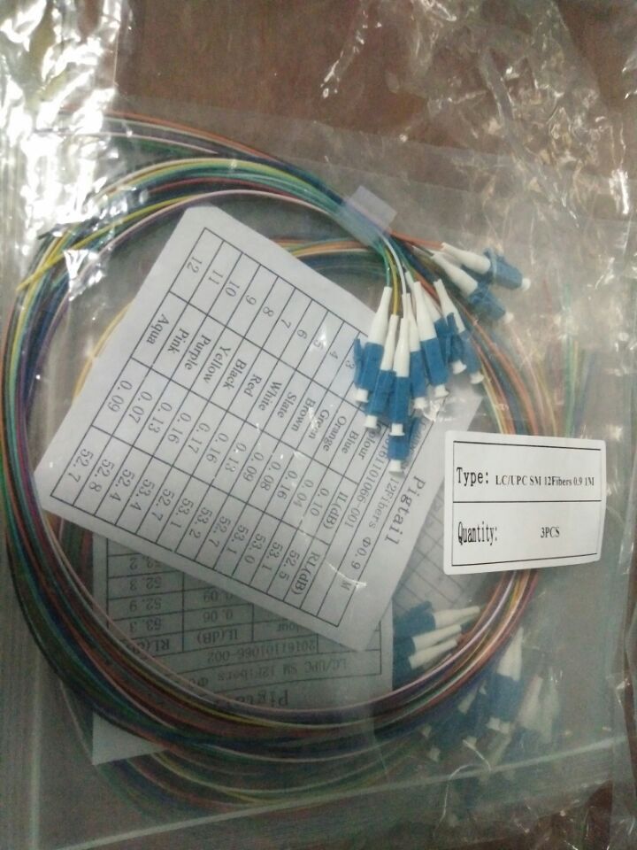 LC UPC Fiber Pigtail Single Mode Color-Coded 1m - FS.com