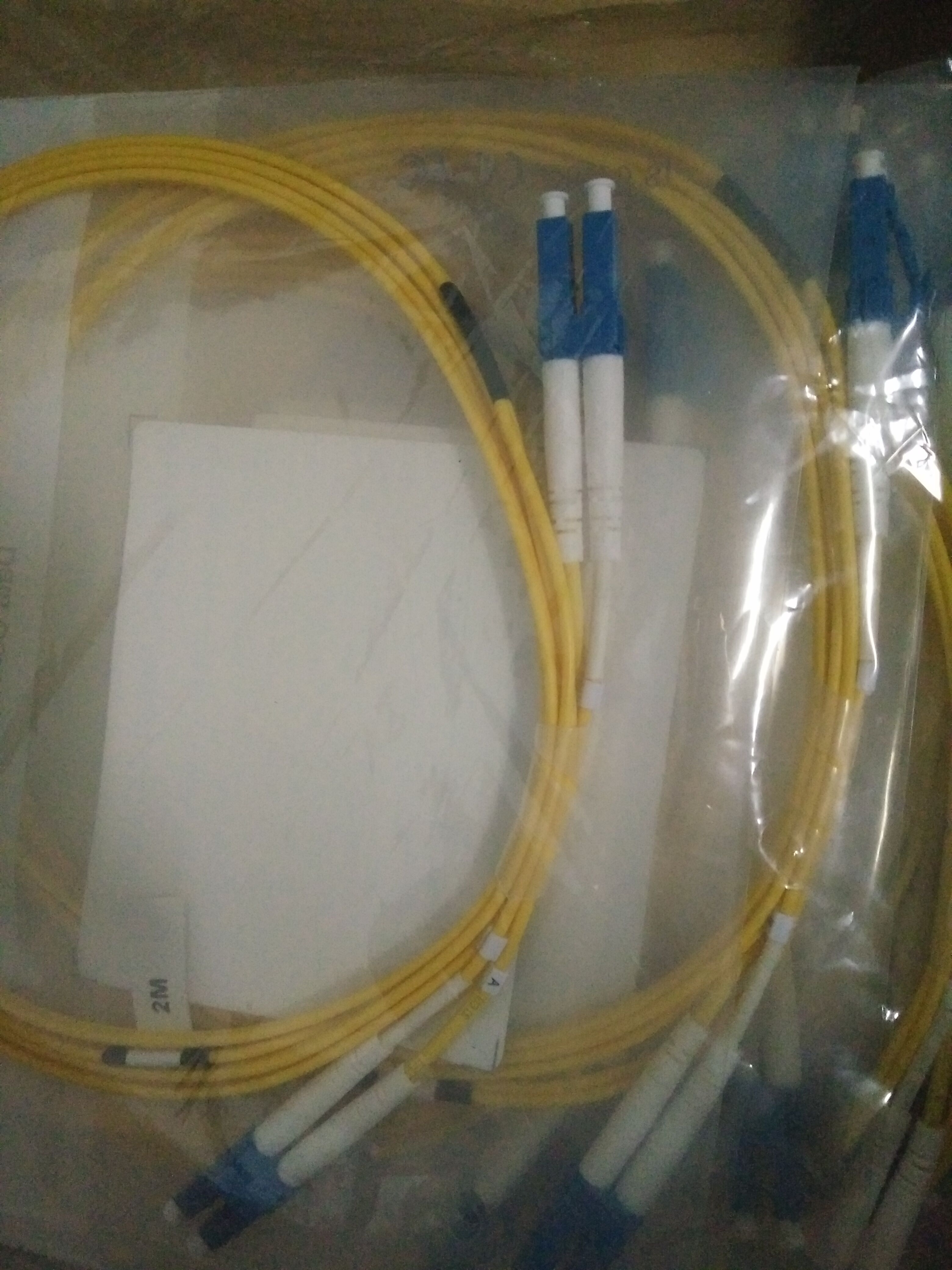 LC-LC Single Mode Fibre Patch Lead Duplex 1m - FS.com Australia