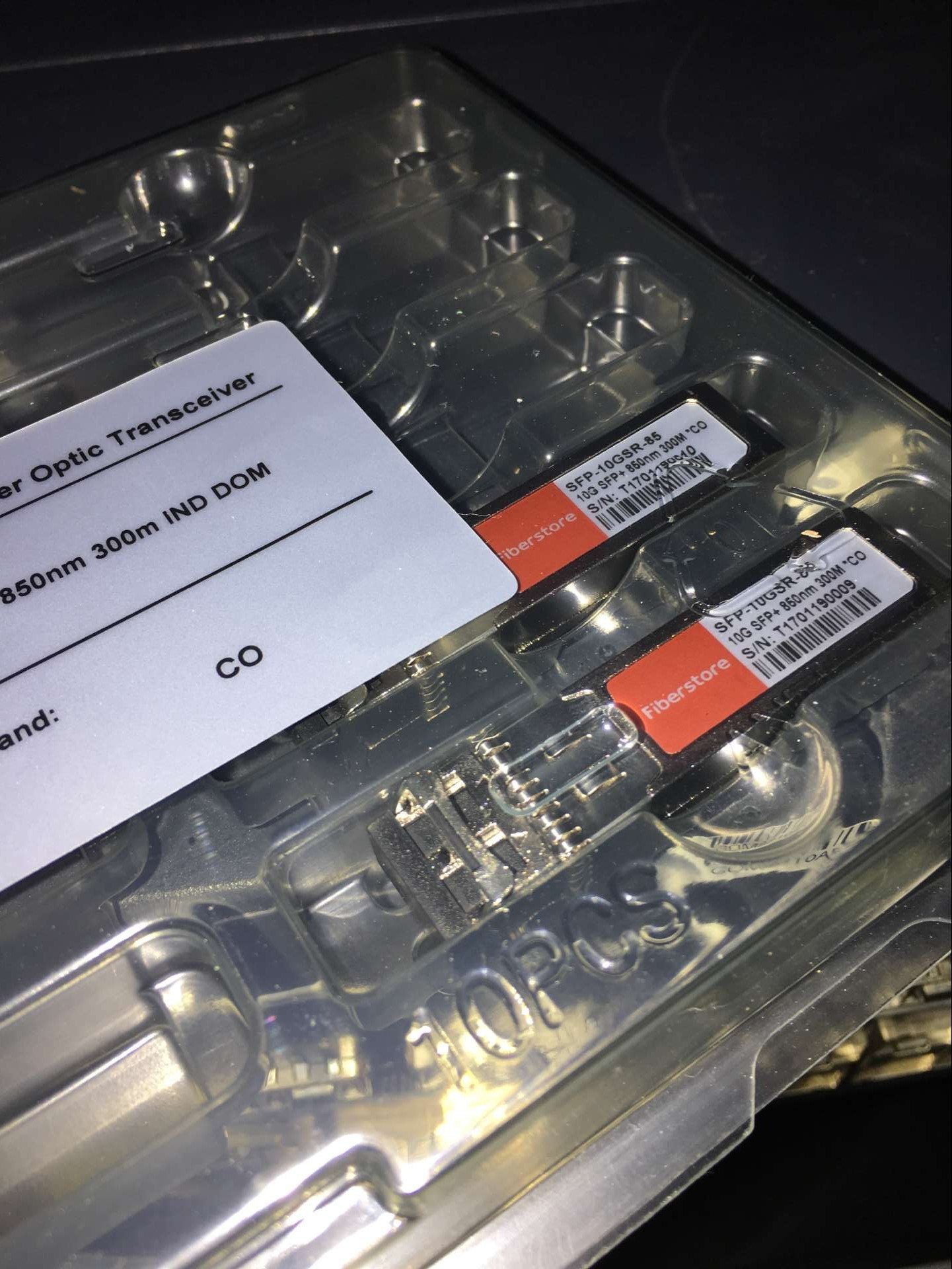 HPE J9150A 10GBASE-SR SFP+ Transceiver Module - FS.com