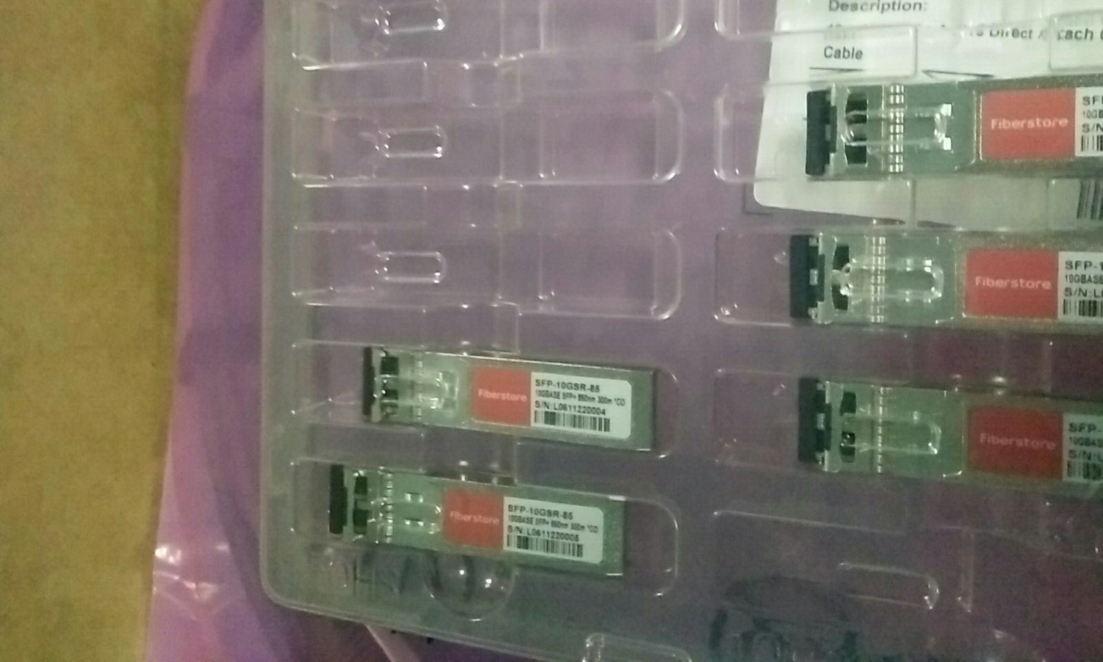 Intel E10GSFPSRX 10GBASE-SR SFP+ Transceiver Module - FS